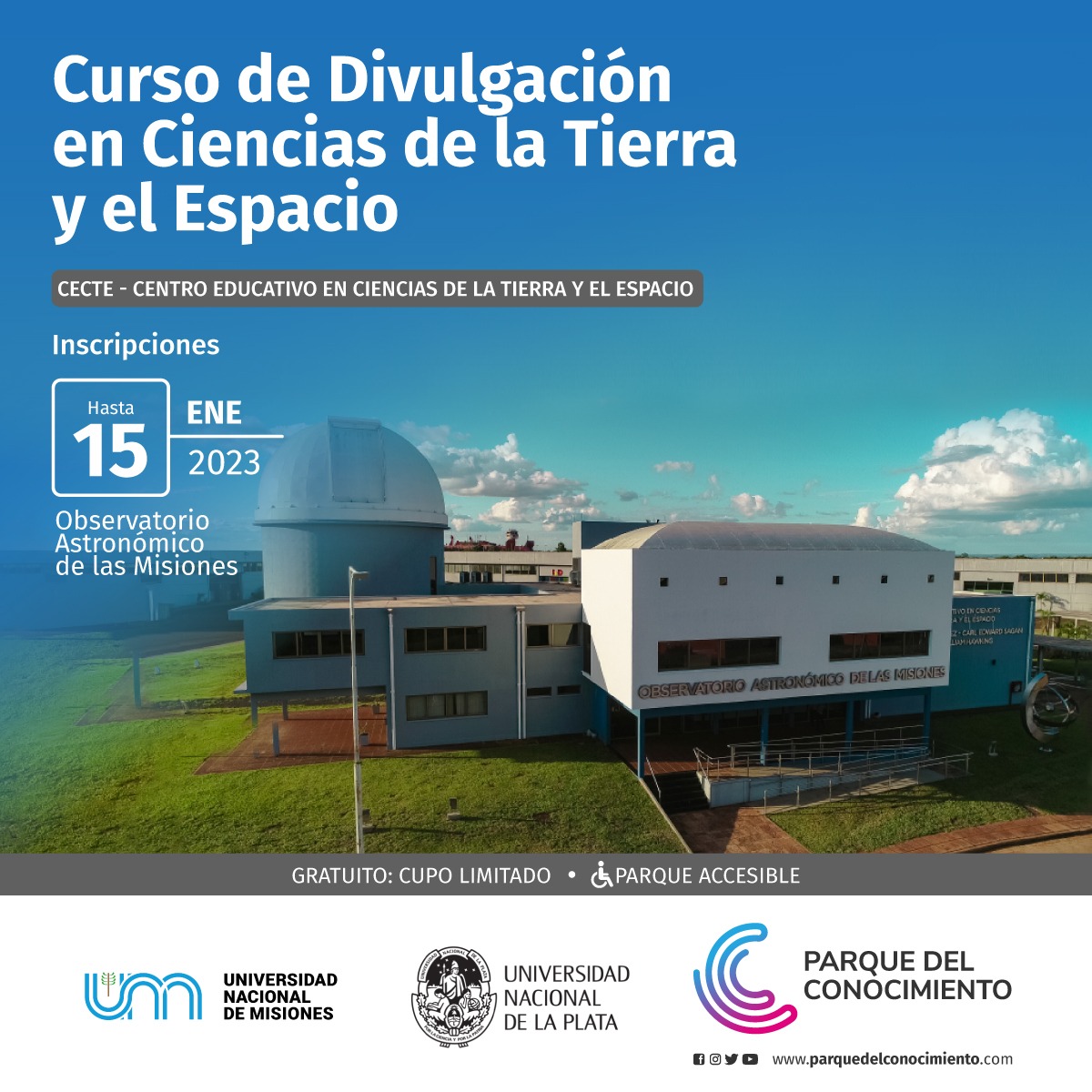 Curso de divulgación de las Ciencias de la Tierra y el Espacio ...