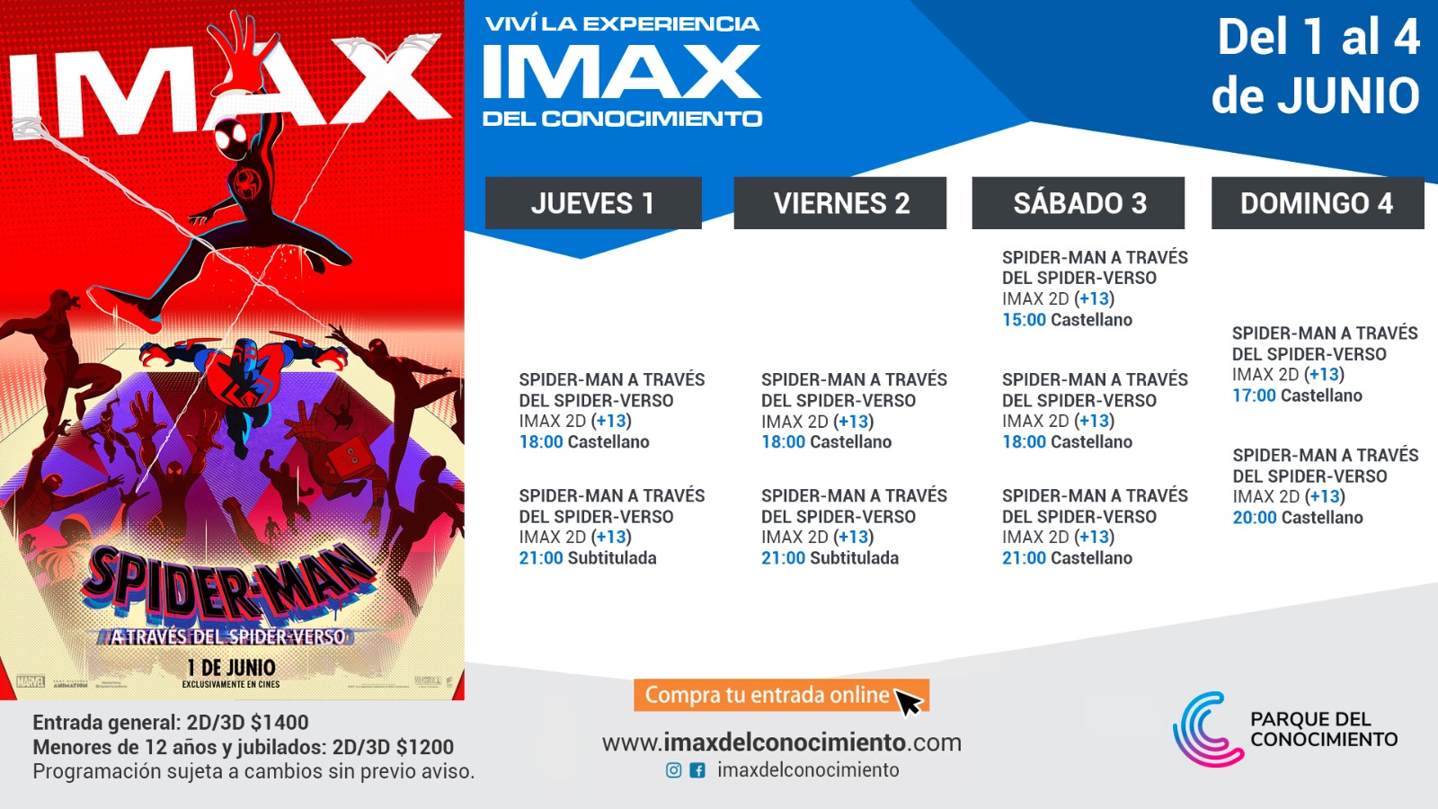Posadas: un nuevo y animado Spider-Man llega al IMAX - Reporte Misiones